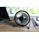 Mainstays 4 inch Metal Mini 360-degree Pivot USB Personal Desktop Fan ...