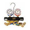 Yellow Jacket 42021 Series 41 Manifold, 3-1/8' Gauges, 1% Accuracy, R32 ...