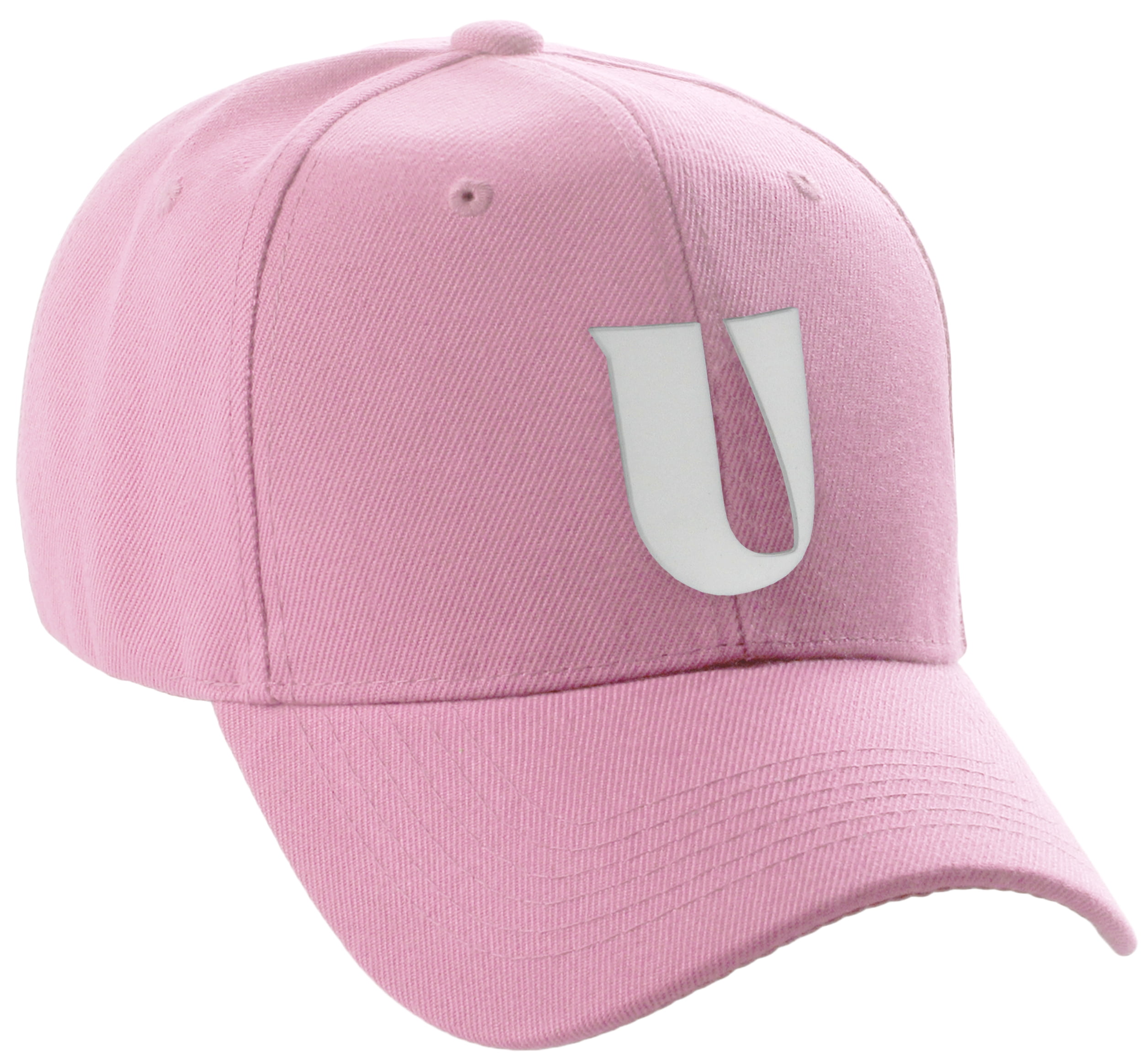 Daxton Structured Curve Visor Bill Baseball Hat 3D Capital Alphabet ...