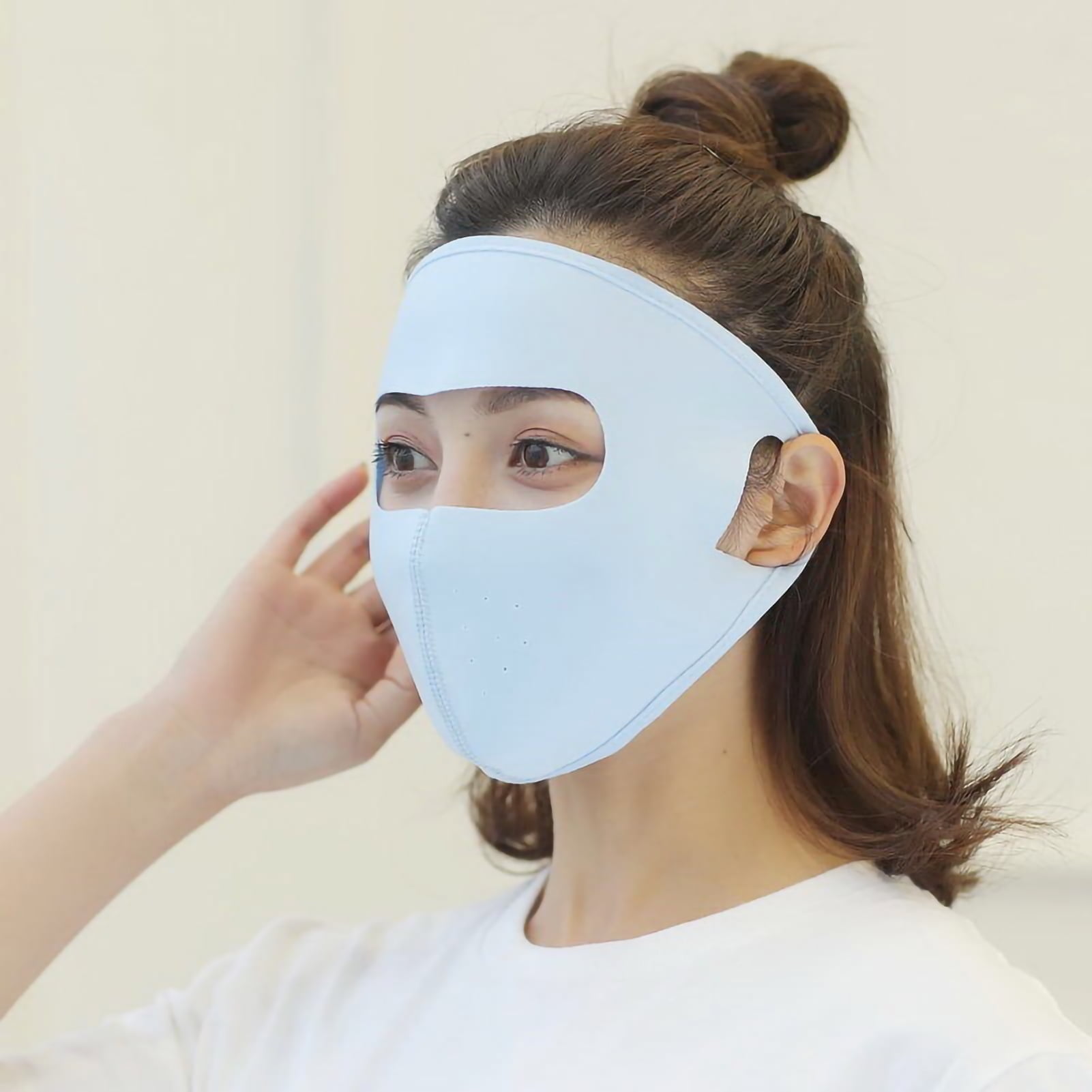 Sun protection mask face cover Sun Protection Mask Ice Silk Cotton ...
