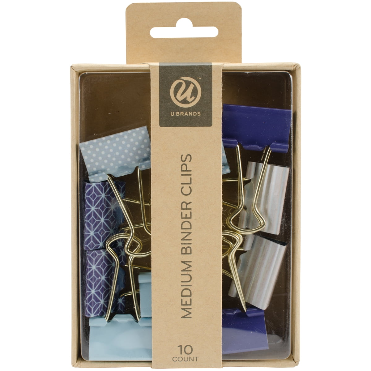 Medium Binder Clips 10/Pkg-Assorted - Walmart.com