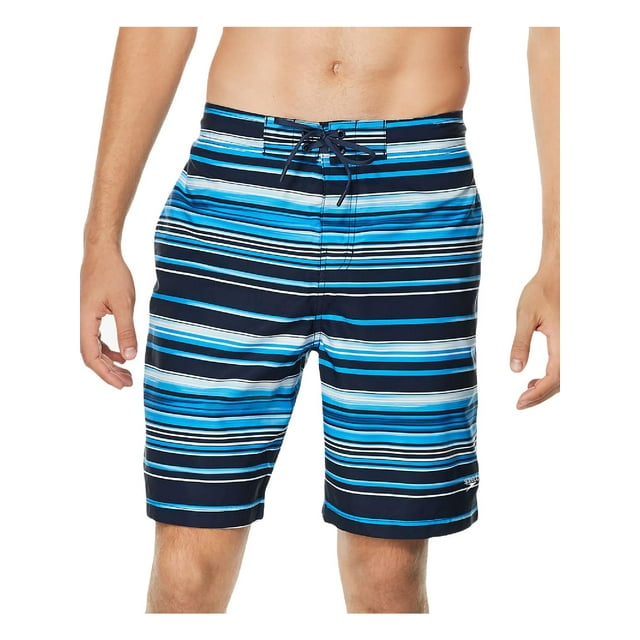 Speedo Mens Striped Boardshorts Swim Trunks - Walmart.com