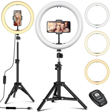 Bower 12-inch LED RGB Ring Light Studio Kit with Special Effects; Black ...