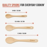 Chef Pomodoro, Wooden Spoons for Cooking, 3-Piece Set 12" 10.5" 8 ...