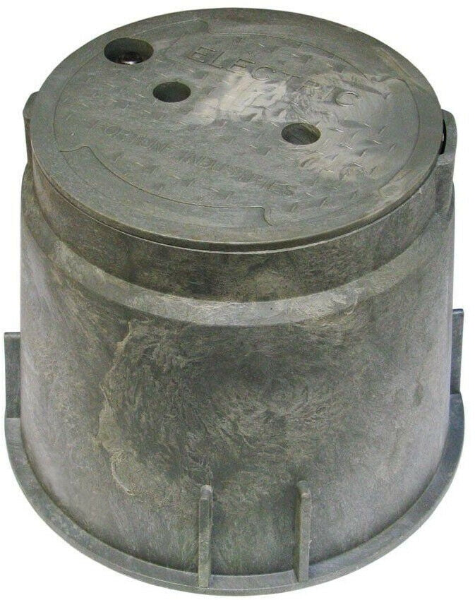 Electrical Splice Box Cover 10 Inch Round House Heavy Duty PVC Outdoor ...