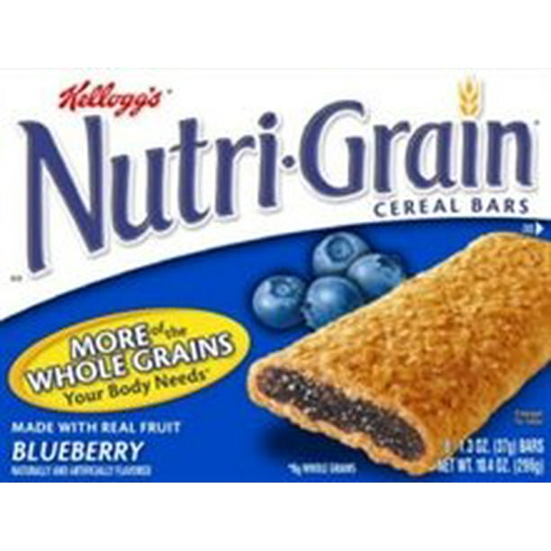 48 PACKS : Kellogg's Nutri - Grain Blueberry Cereal Bar - Walmart.com ... 48 PACKS : Kellogg's Nutri - Grain Blueberry Cereal Bar - Walmart.com ...