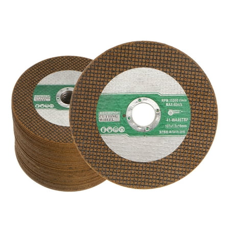 Cut Off Wheels 107mm x 1.2mm x 16mm Yellow, 50 Pieces - Walmart.ca