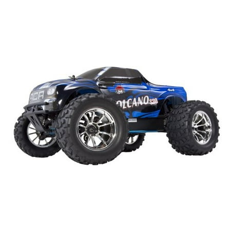 Redcat Racing Nitro 2.4GHz Volcano S30 Truck, 1/10 Scale, Blue/Silver ...