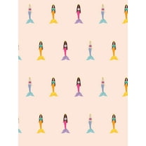 Barbie Mermaids Removable Vinyl Wallpaper, White - Walmart.com