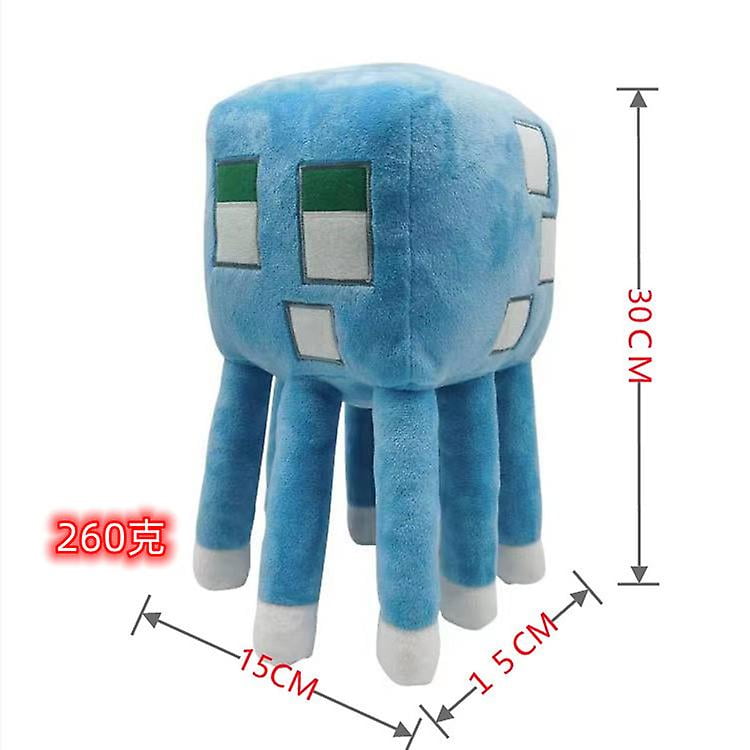 Caraele Minecraft Plush Toy Luminous Octopus Minecraft Game Peripheral ...