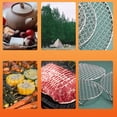 35cm Stainless Steel Barbecue Grid, Metal Grilling Rack For Charcoal ...