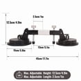 Dawot Glass Suction Cup, 2 Pack 6inch Adjustable Vacuum Suction Cups ...