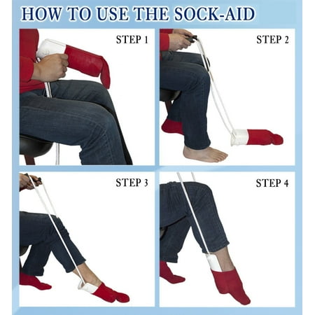Sock aide device for seniors & Sock Helper Aide Tool，elderly aids for ...