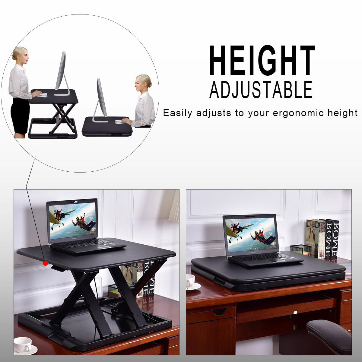 Buy Giantex Height Adjustable Standing Desk, Sit Stand Desk, Desktop ...