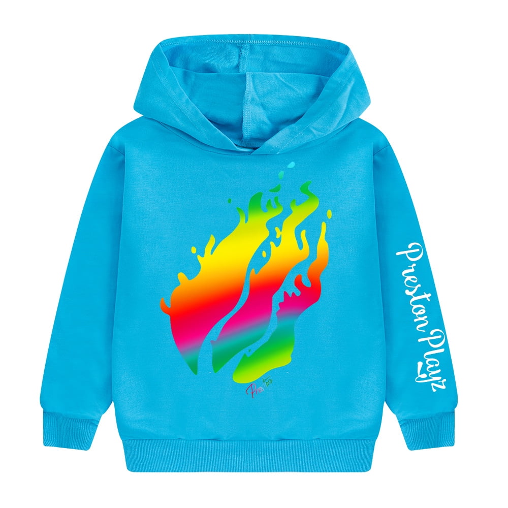 Click here for Unbranded Preston Playz Pattern Hoodie Sweatshirt... prices