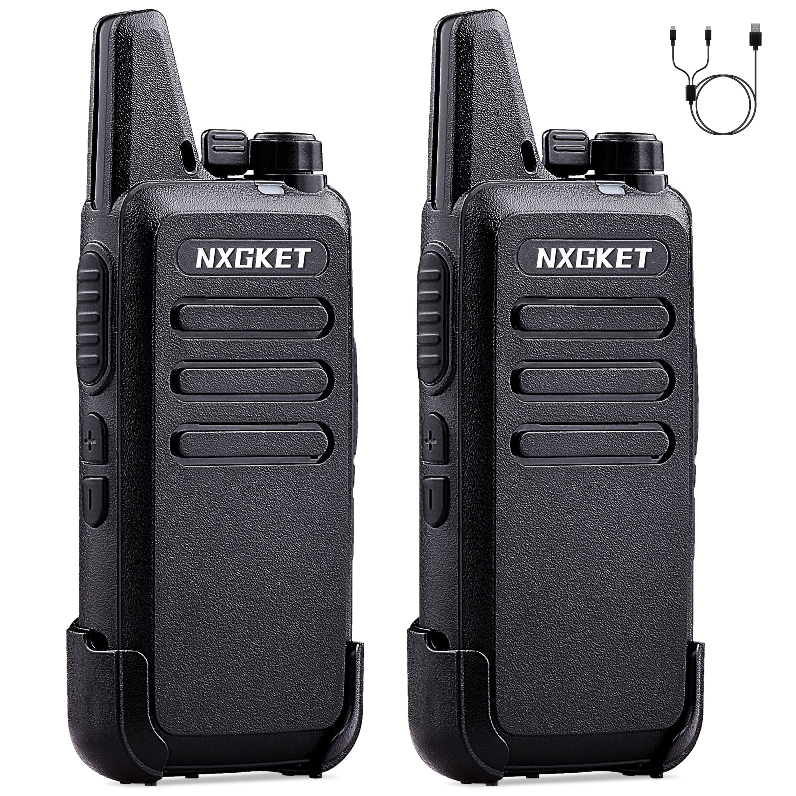 NXGKET Walkie Talkies for Adults, Portable Two Way Radio Rechargeable ...