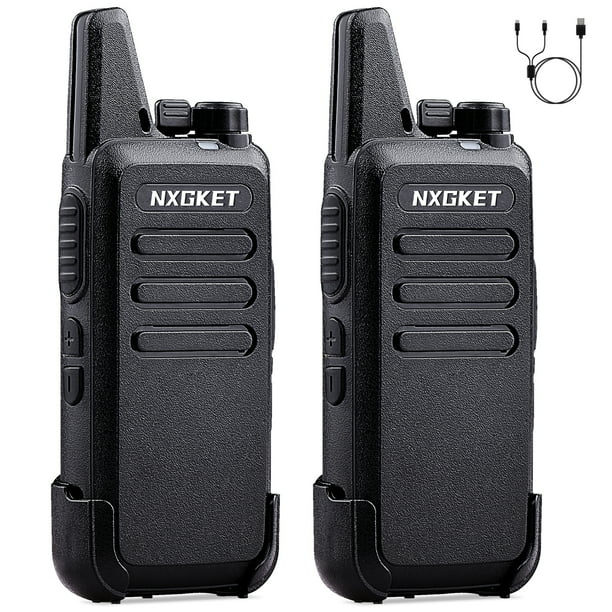 NXGKET Walkie Talkies for Adults, Portable Two Way Radio Rechargeable ...