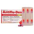 Antiflu-Des Cold and Flu Relief Capsules for Fever Sore Throat Headache ...