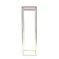 DENEST Golden Metal Flower Vase, 100cm High Geometric Column Stand for ...