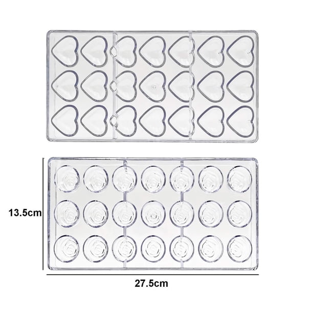 Transparent Chocolate Mold Polycarbonate Chocolate Mold Bakery Supplies ...