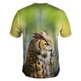 Furry Owl Mens T-Shirt All Over Print - Walmart.com