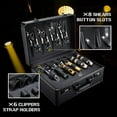 Barber Case with Clippers Sliding Tray, Profesional Barbers Briefcase ...
