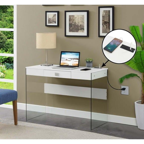 Glass Standing Desk