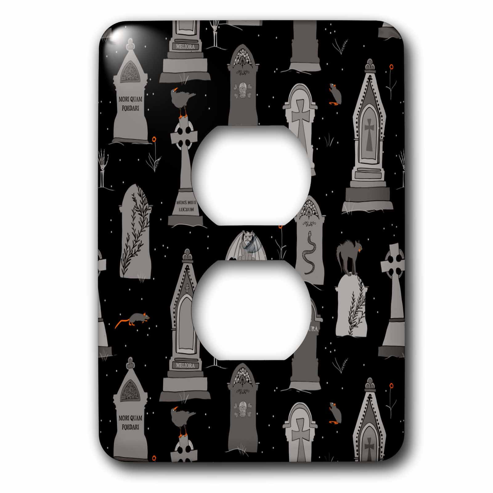 Gothic Cemetery 2 plug outlet cover lsp-341341-6 - Walmart.com