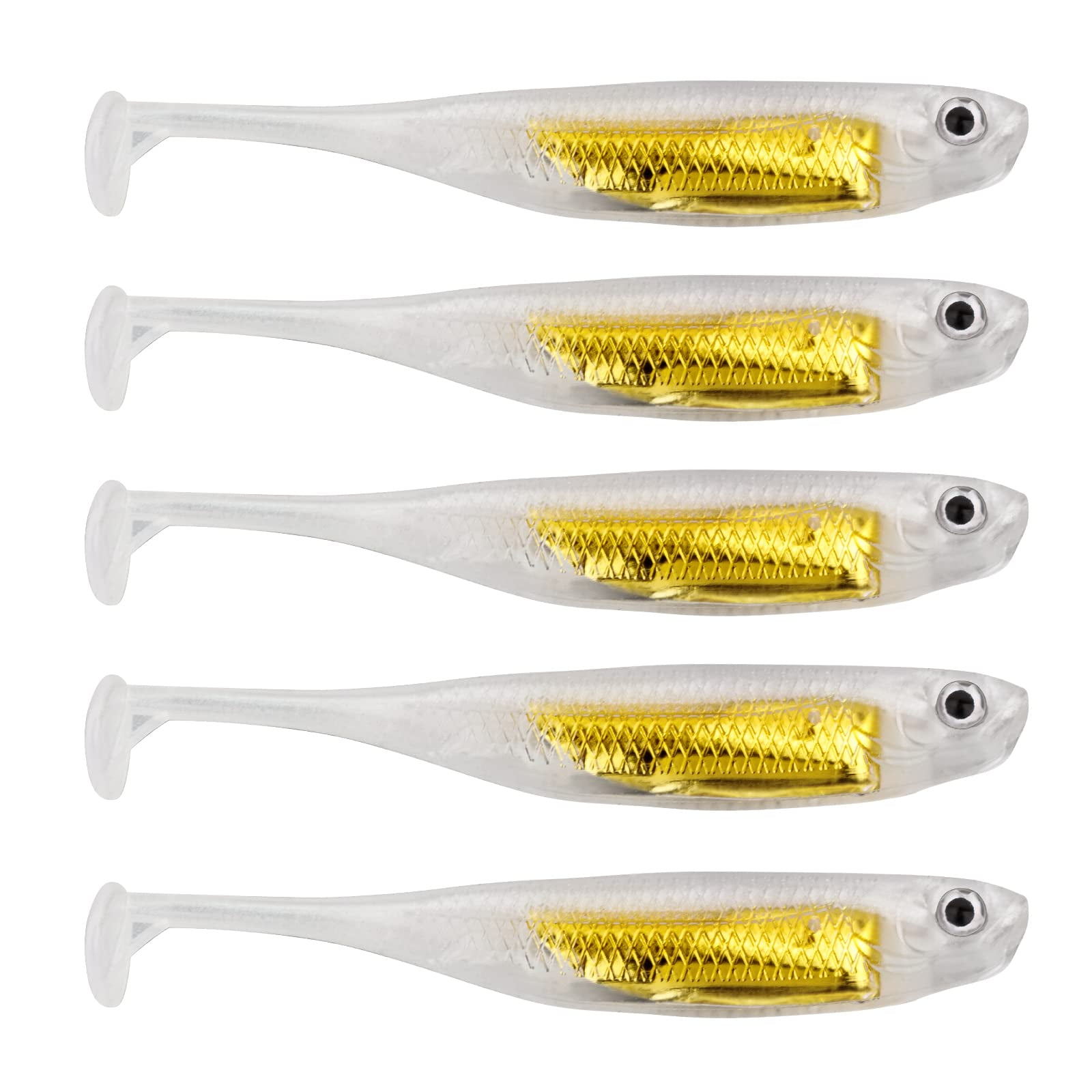 Soft Plastic Swimbait Paddle Tail Shad Lure Soft Bass Shad Bait Shad Minnow Paddle Tail Swim ...