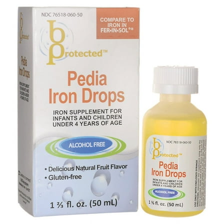 MaryRuth Organics Infant Iron Drops Liquid for Toddlers 2 fl oz Unisex ...