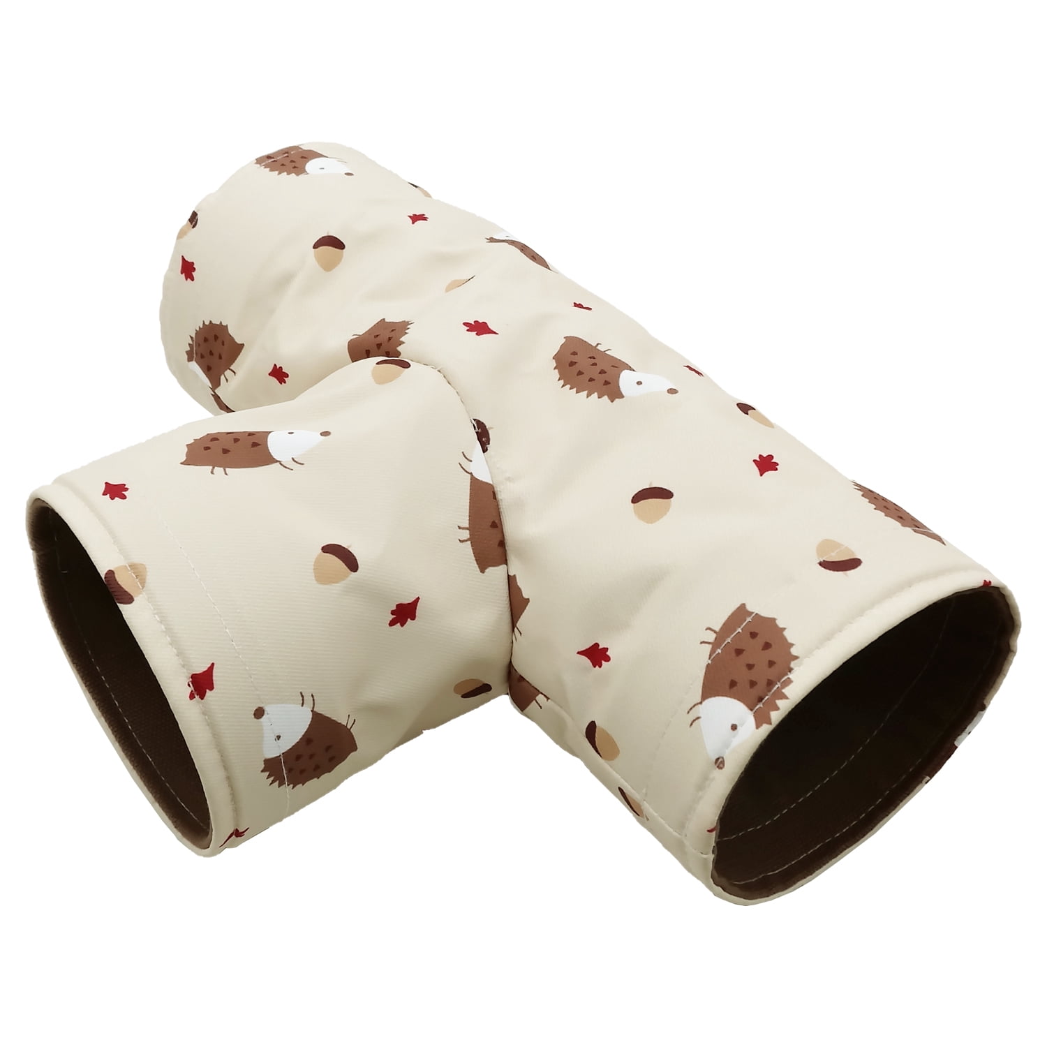 Collapsible 3-Way Hedgehog Tunnel Play Toy Hideout for Hamster, Sugar ...