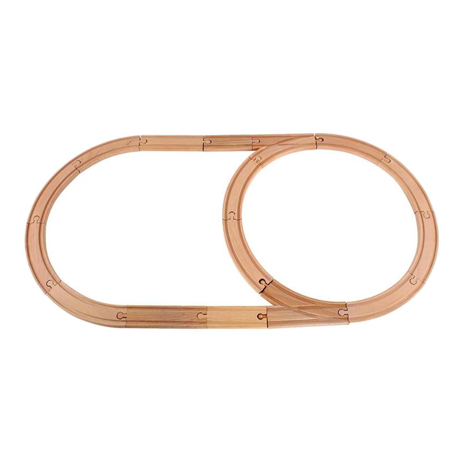 Click here for Shangren Wooden Track Railway Set Train Track Acce... prices