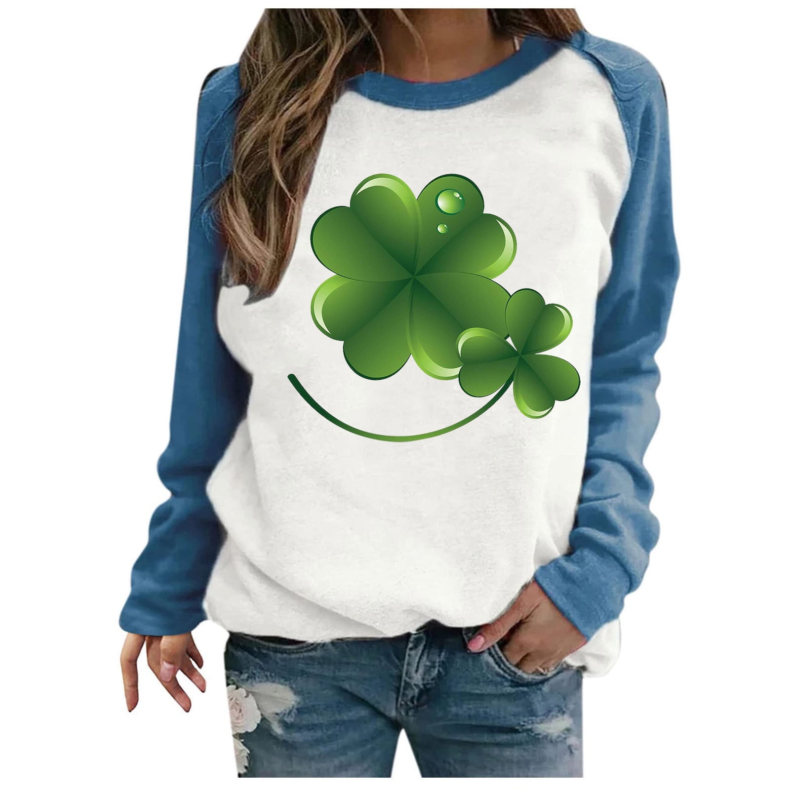 Click here for Faiwad Womens St Patricks Day Tunic Tops Long Slee... prices