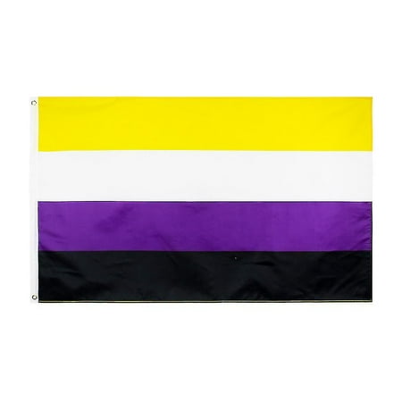90x150cm Nb Pride Genderqueer Gq Gender Identity Nonbinary Non-binary ...