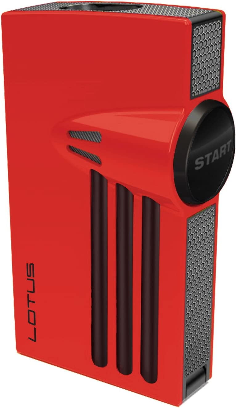 Lotus Orion Cigar Lighter with Double Torch Flames, Single Action ...