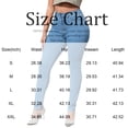 ASDFVBKG Women's Fashion Skinny Jeans Light Blue High Waisted Stretchy ...