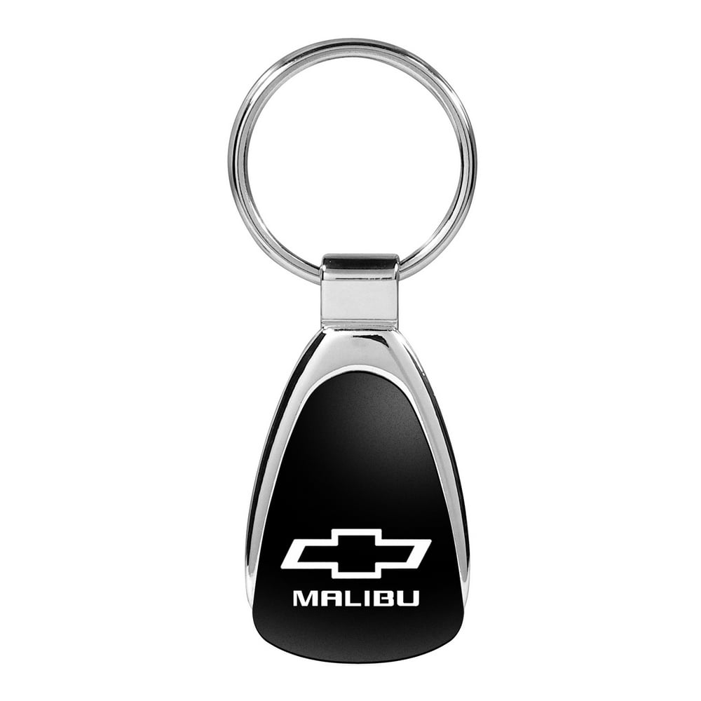Chevrolet Malibu Black Tear Drop Key Chain - Walmart.com - Walmart.com