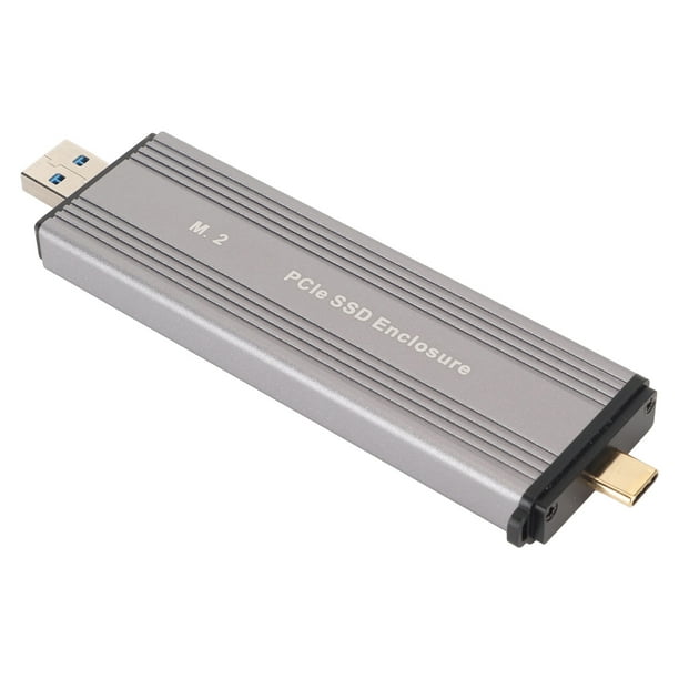 M.2 NVMe PCIe SSD Enclosure, SSD Enclosure Heat Dissipation USB3.2 Gen2 ...