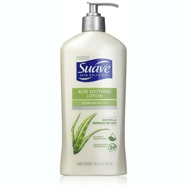Suave Skin Solutions Body Lotion Soothing with Aloe 18 oz - Walmart.com