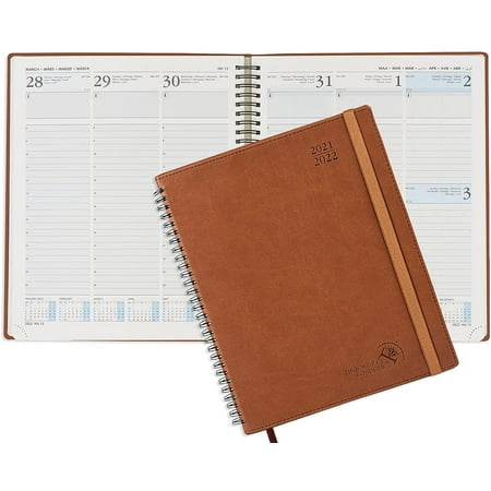 Academic Planner 2021-2022 with Hourly Schedule & Vertical Weekly ...