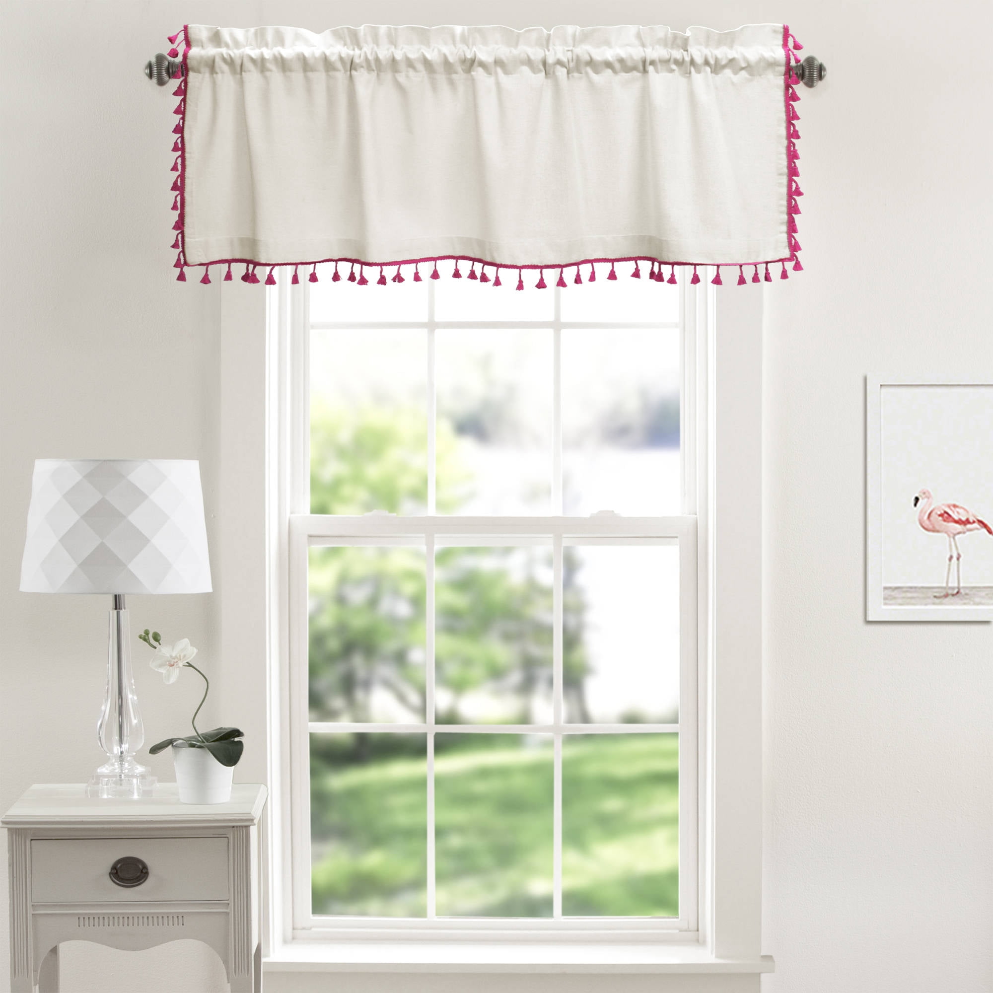 Lush Decor Urban Tassel Valance - Walmart.com