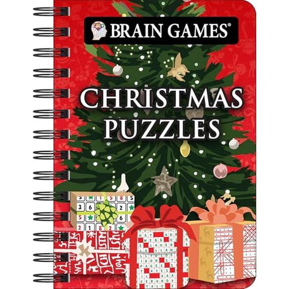 Pre-Owned Brain Games - To Go - Christmas Puzzles (Tree and Presents ...