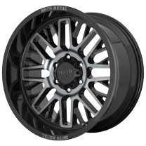 20x10 Moto Metal MO978 RAZOR Satin Black Machined Red Tint Wheel 5x5 ...