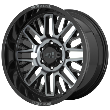 Moto Metal Aluminum Rim MO978 RAZOR 20X10in Satin Black Machined Red ...