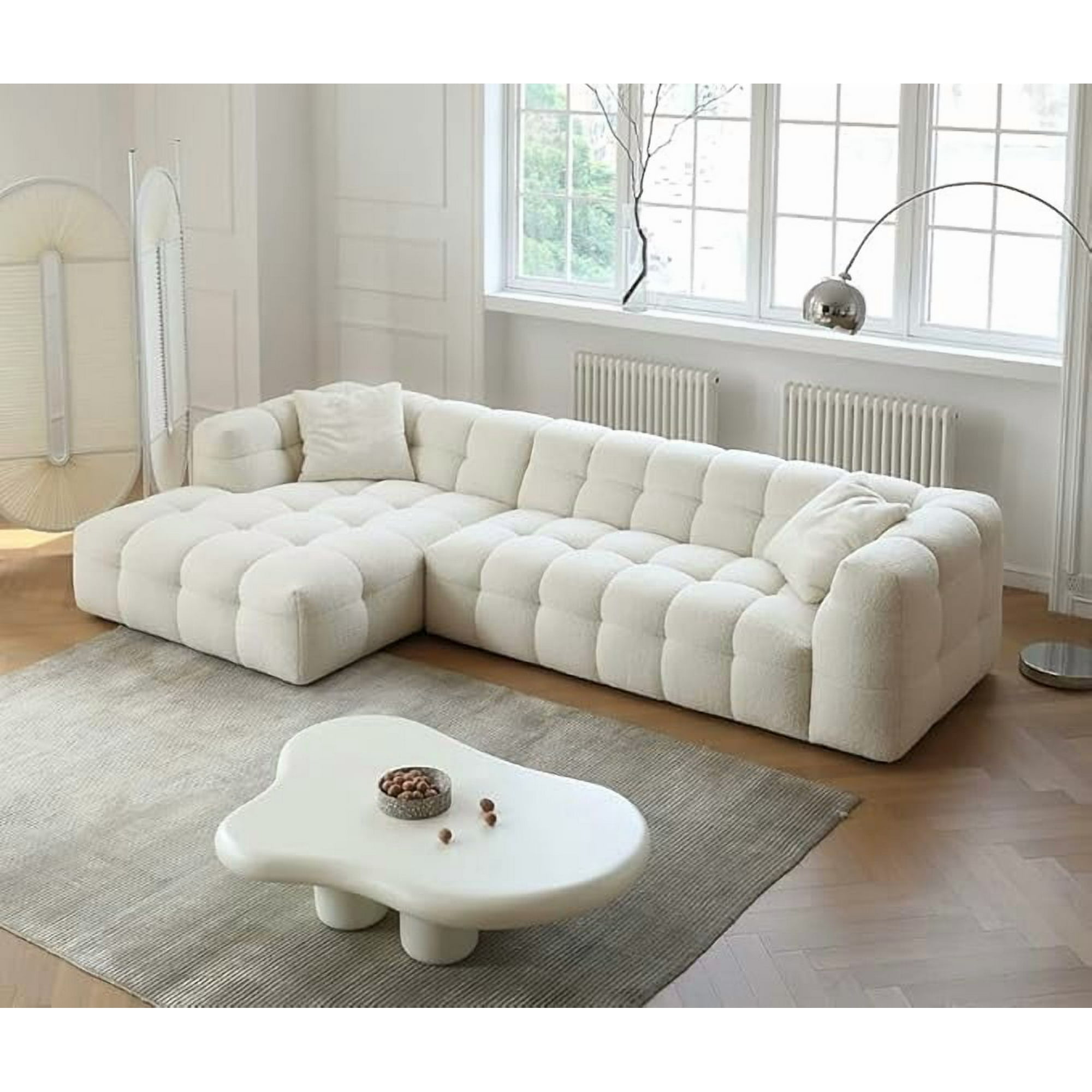 Click here for Generic Bouclé Cloud Sectional Modular L Shape (Sh... prices