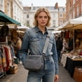AZXY Neutral Casual Crossbody Bag, Lightweight Multi-Compartment ...