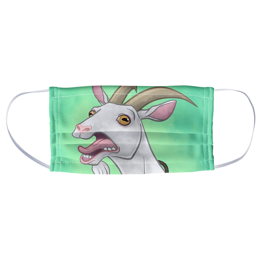 Screaming Goat 1-Ply Reusable Face Mask Covering, Unisex - Walmart.com