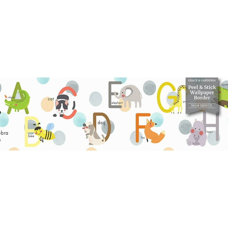 Alphabet Wallpaper Border