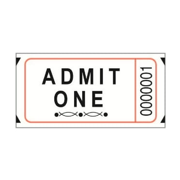 Double Roll Tickets - Pink - 50/50 Raffle Tickets - 2 Part - Walmart.com