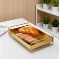 Decorative Serving Tray, Light Style Metal Jewelry Fruit Storage Plate ...